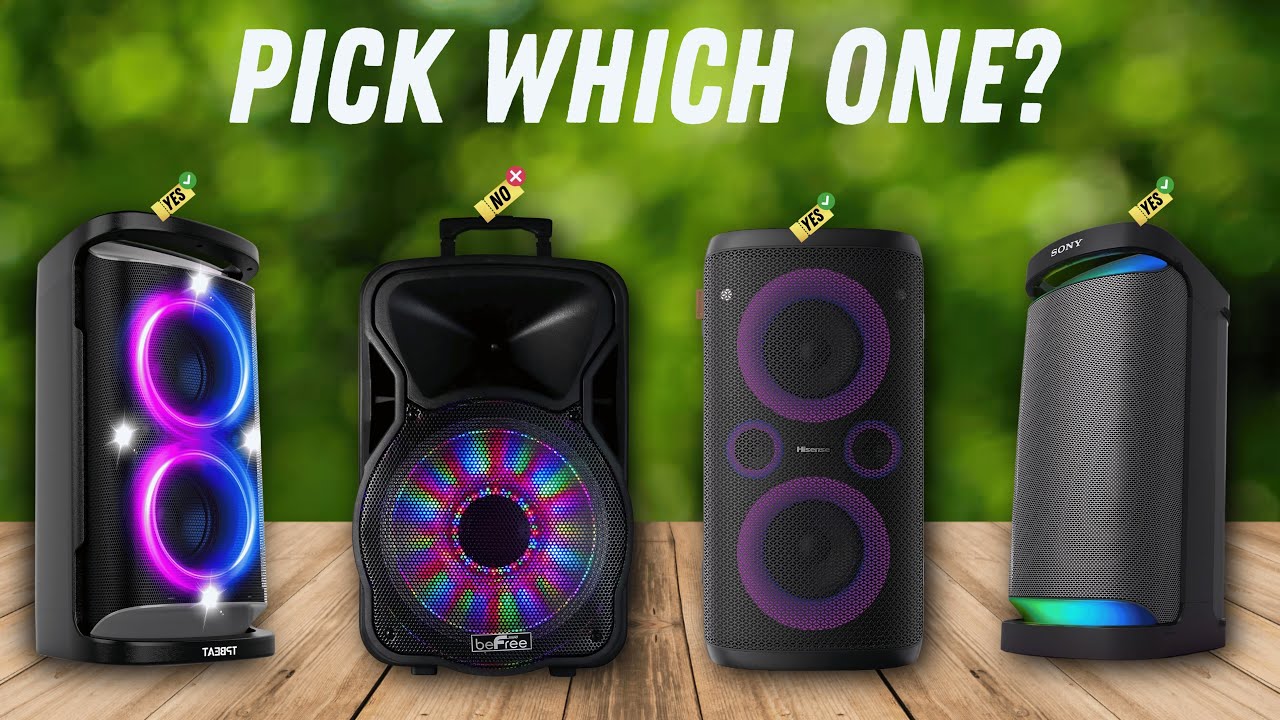 Best Party Speakers | Top 5 Reviews 2024 ( Buyer's Guide ) - YouTube