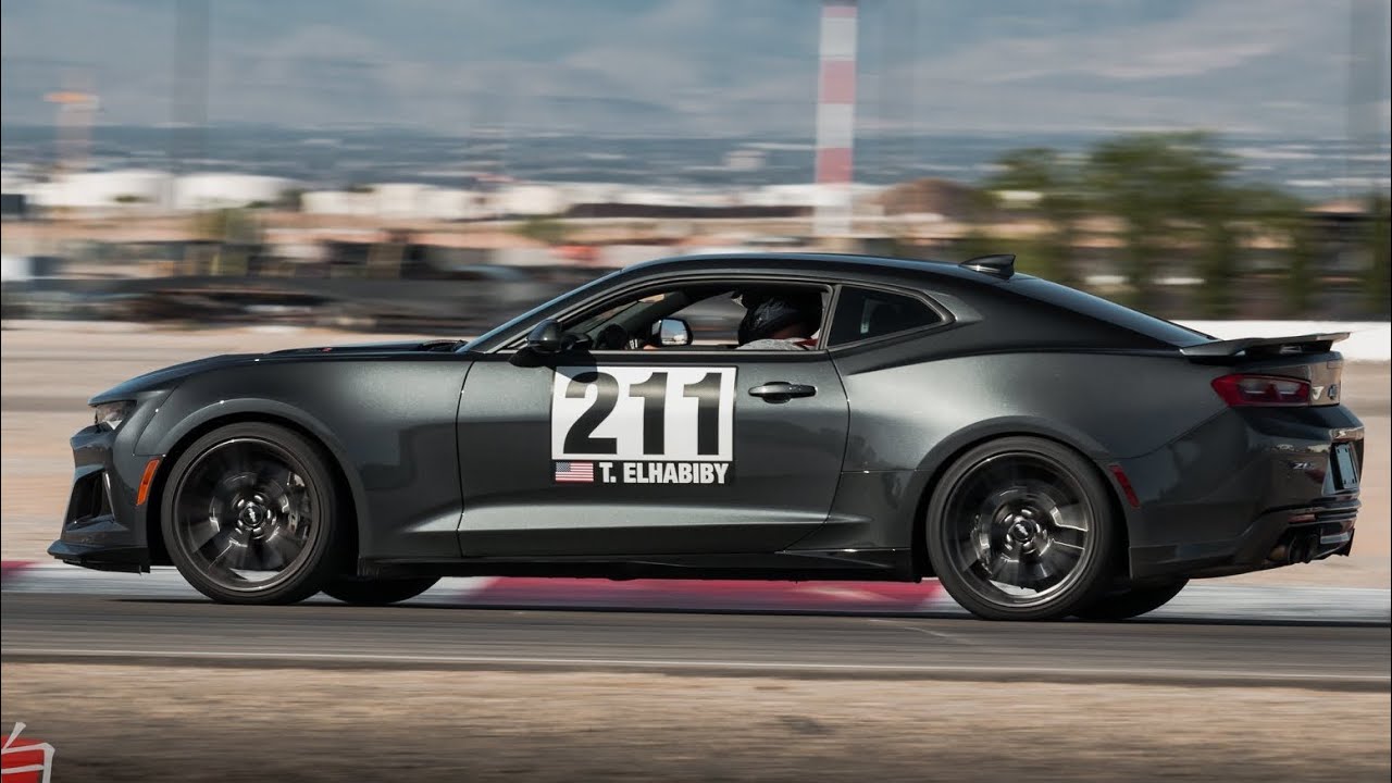 2018 ZL1 at LasVegasMotorSpeedway outside road course. Orange Group 4 ...
