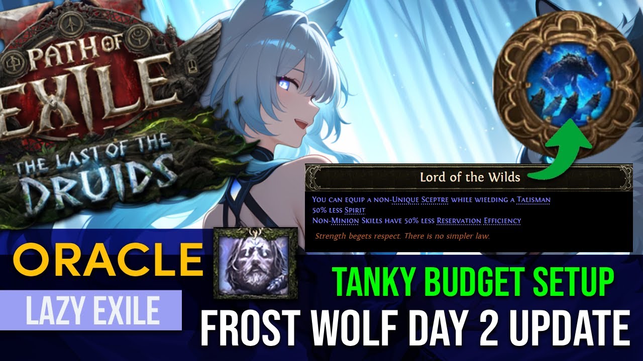 [PoE 2] Oracle Frost Wolf is SQUISHY they said... | Day 2 Update 0.4 ...