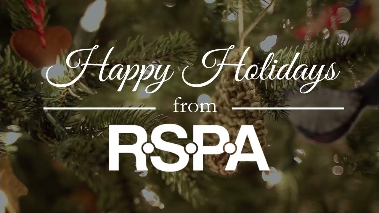 Happy Holidays from Team RSPA! - YouTube