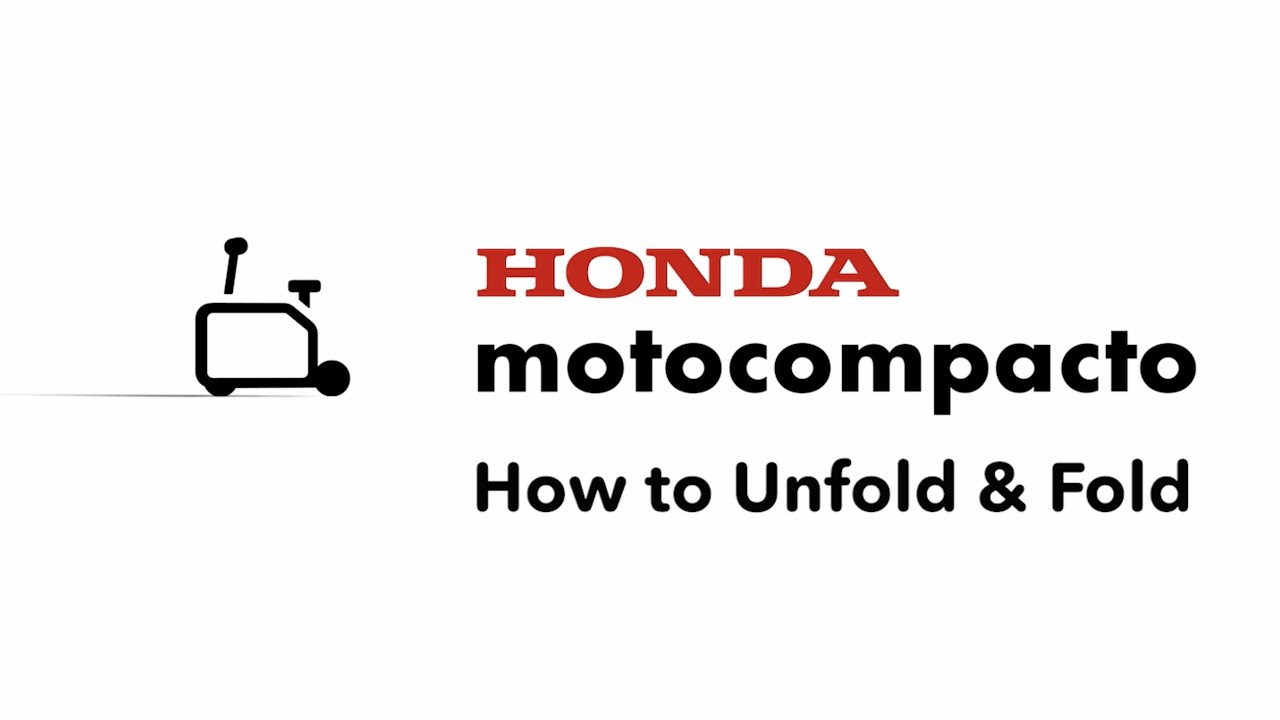 How to Unfold and Fold Motocompacto - YouTube