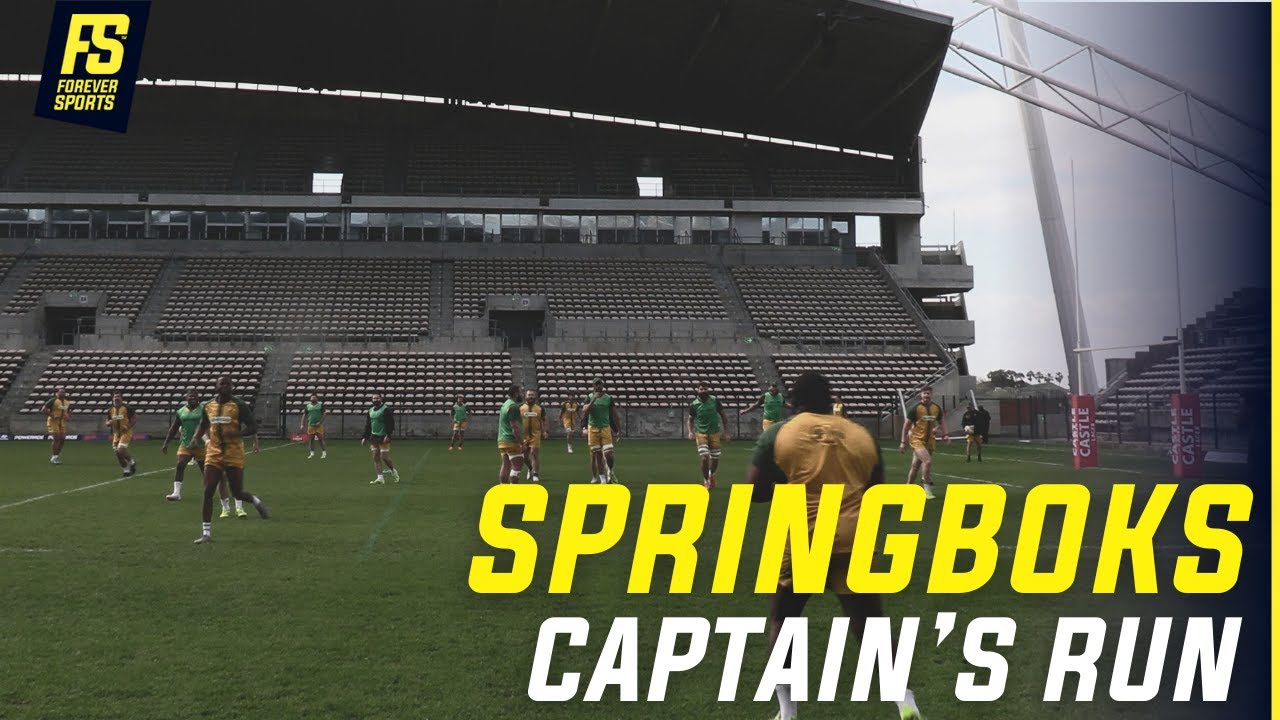 CAPE TOWN: Springbok Captains Run ahead of Wallabies 2nd Test ...