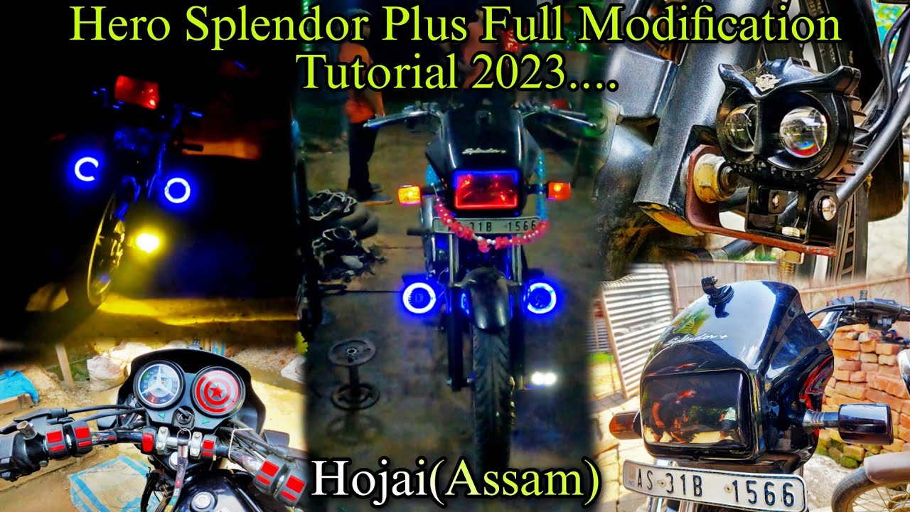 Hero Splendor Plus Full Modification Tutorial 2023...||🔥🔥🔥|| - YouTube