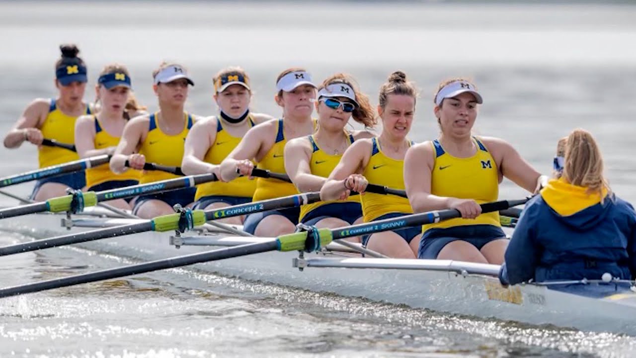 UMICH's Langley reflects on winning Big Ten Rowing title - YouTube
