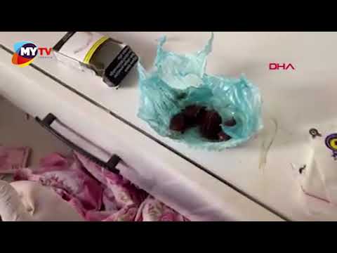 Antalya'da 85 gram metamfetamini hurmaya enjekte etmişler