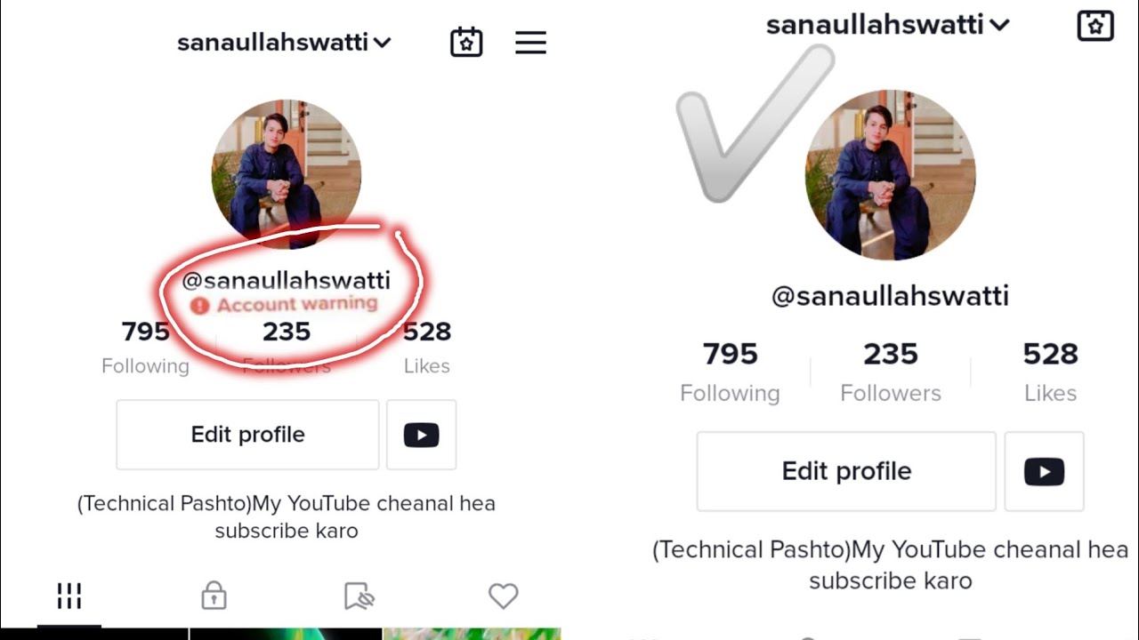 How to Tik Tok warning salove..ده ٹیک ٹاک وارنیگ حل ۔۔ - YouTube