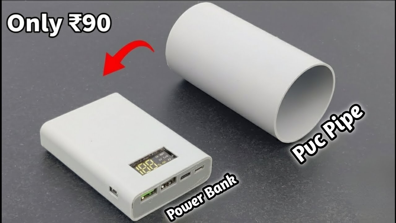 How To Make Power Bank Using PVC Pipe . Power bank . Diy - YouTube