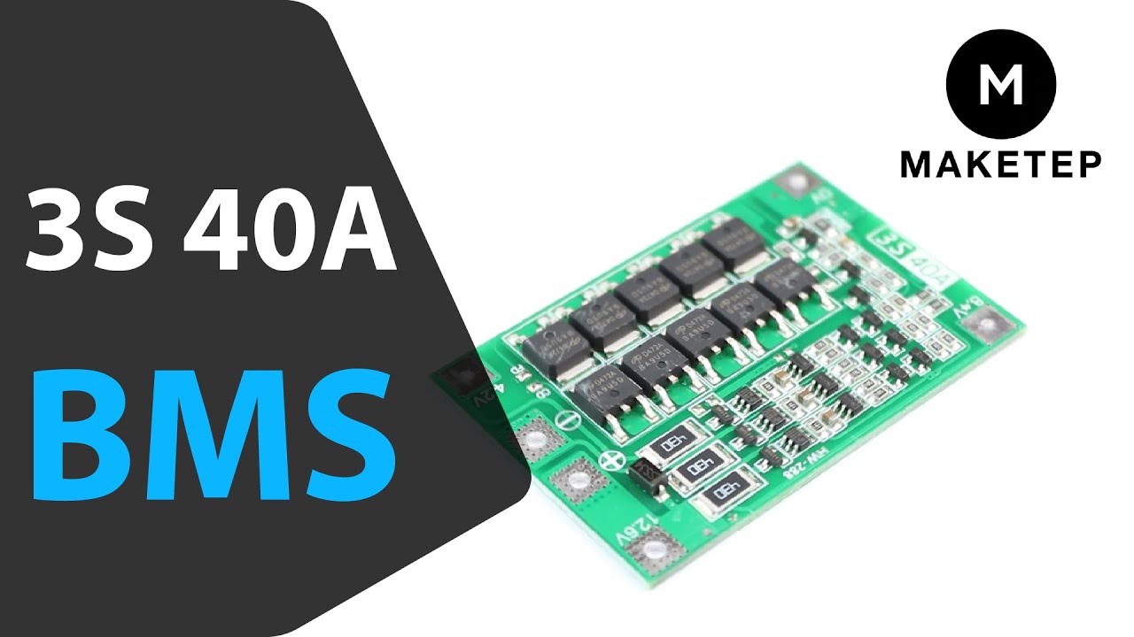 3S 40A - BMS - YouTube