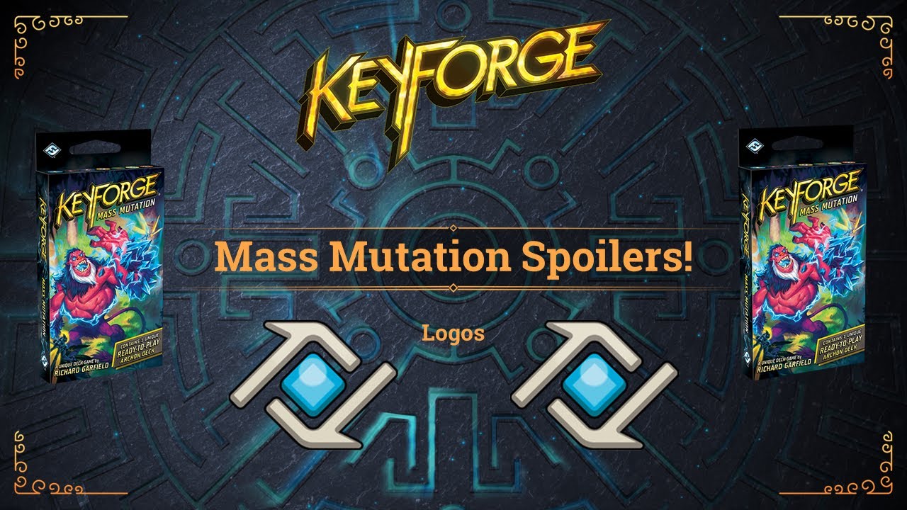 Keyforge Mass Mutation Spoilers - New Logos Cards! - YouTube