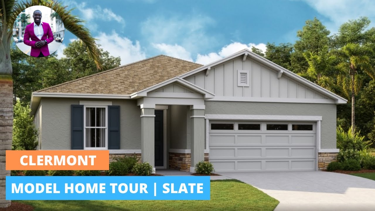 Clermont Model Home Tour | Slate Model | Buyers Incentive's | - YouTube