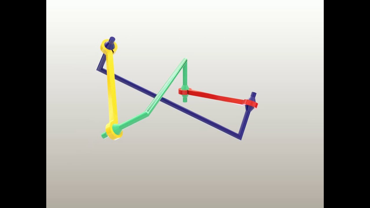 Bennett Linkage sqrt(3) - YouTube