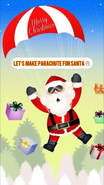 Parachute for Santa 🎅🏻🪂| STEAM CHALLENGE - YouTube