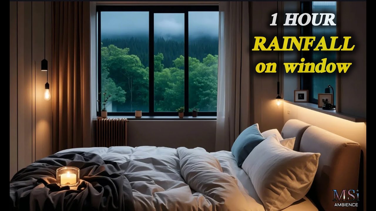 Study, Sleep and Relax with Rain Sound | 1 hours Rainy day Cozy ...