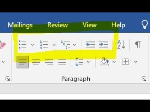 Creat a multilevel list & Increase indent & decrease indent is very easy vedio in Urdu Hindi ...