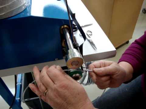 lampshade making binding machine VPF Amsterdam 1 - YouTube