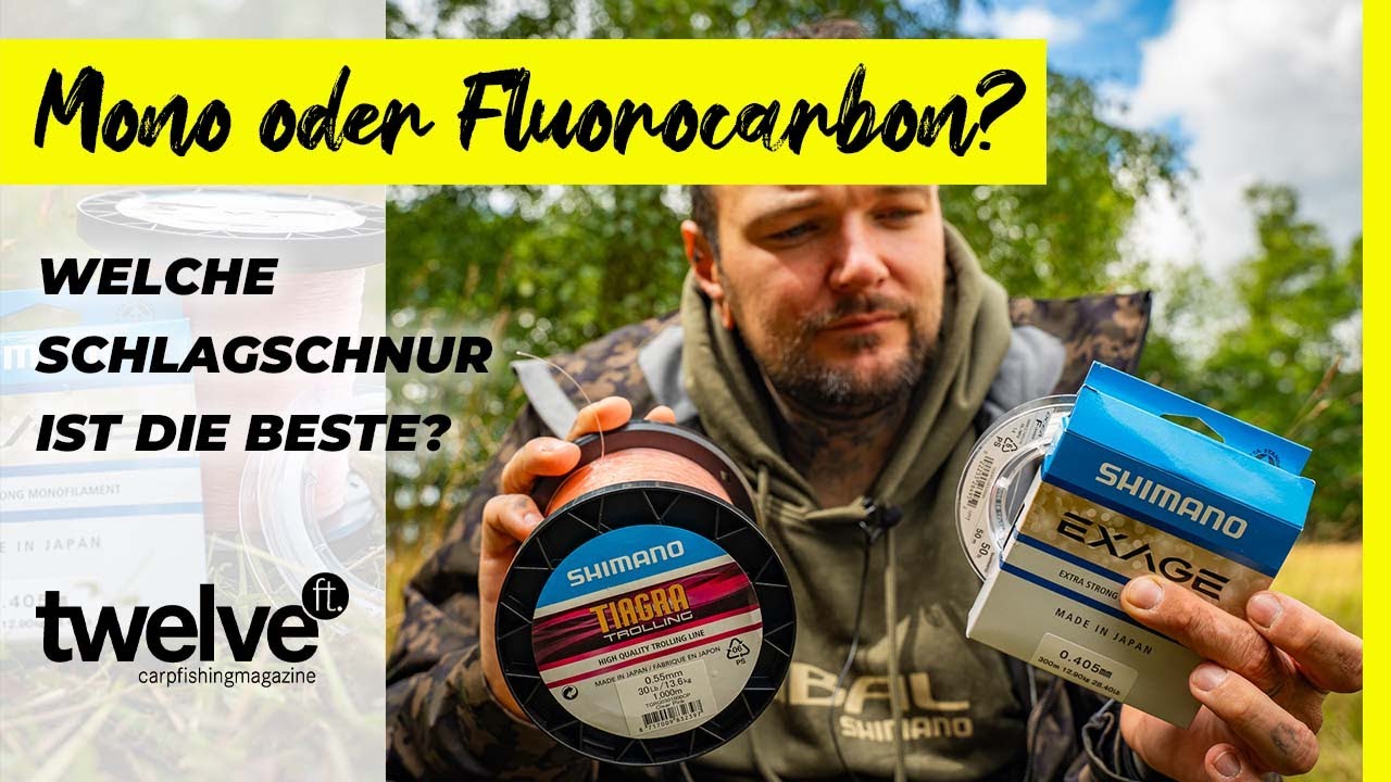 Die BESTE Schlagschnur am Großgewässer!? 3 Schnüre vorgestellt ...