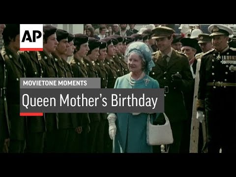 Queen Mother's Birthday - 1975 | Movietone Moments | 4 Aug 17