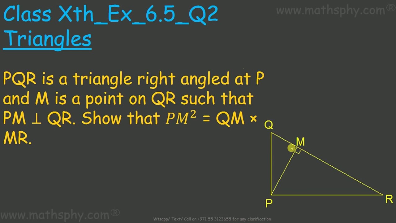 Triangles CLASS 10 ICSE CBSE MOST IMPORTANT QUESTIONS WITH SOLUTIONS ...