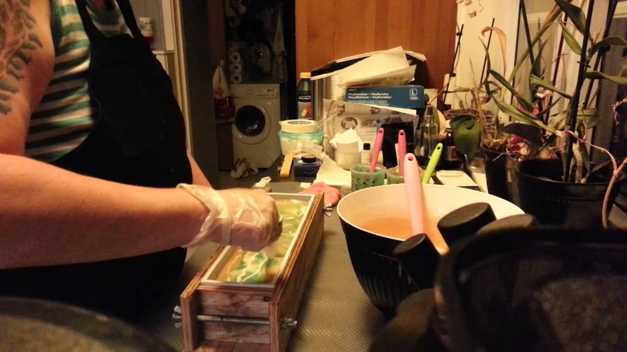 16928792295414847327allethe Making And Cutting Of Moroccan Mint Tea Cold Process Soap Handmade In Florida Youtubehtml