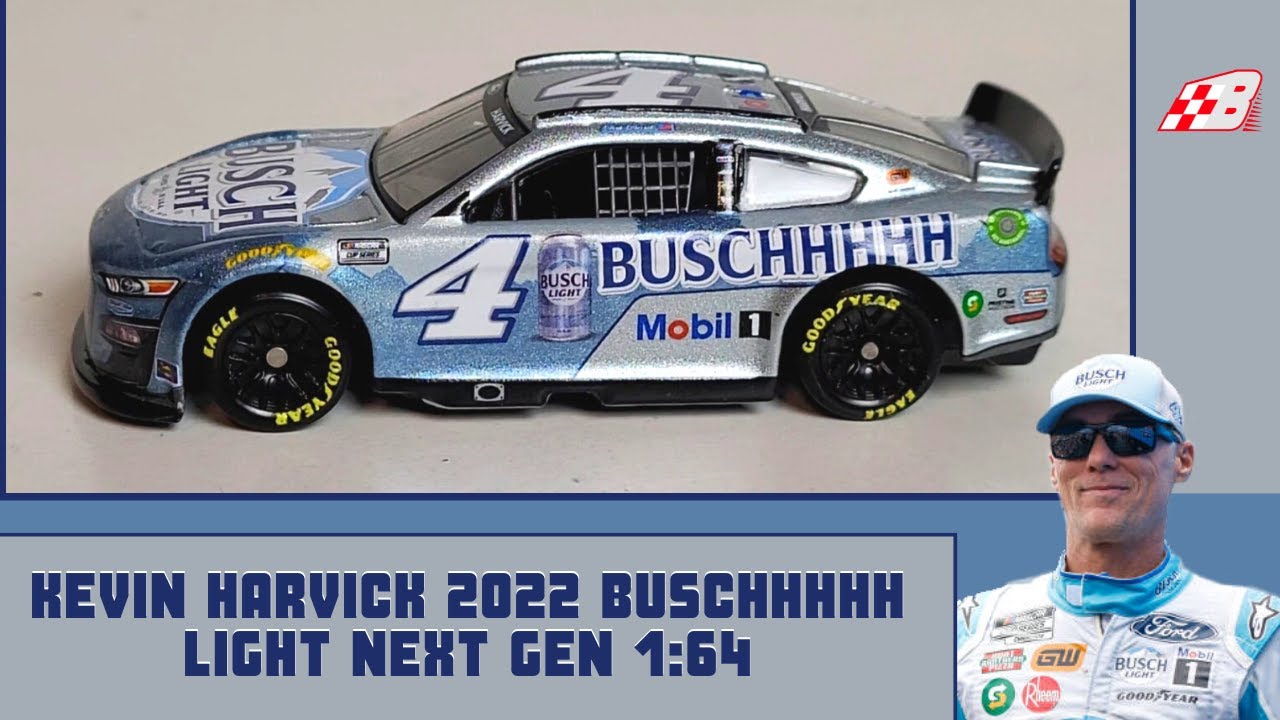 **NEXT GEN 2022 NASCAR DIE-CAST REVIEW** Kevin Harvick Buschhhhh Light ...