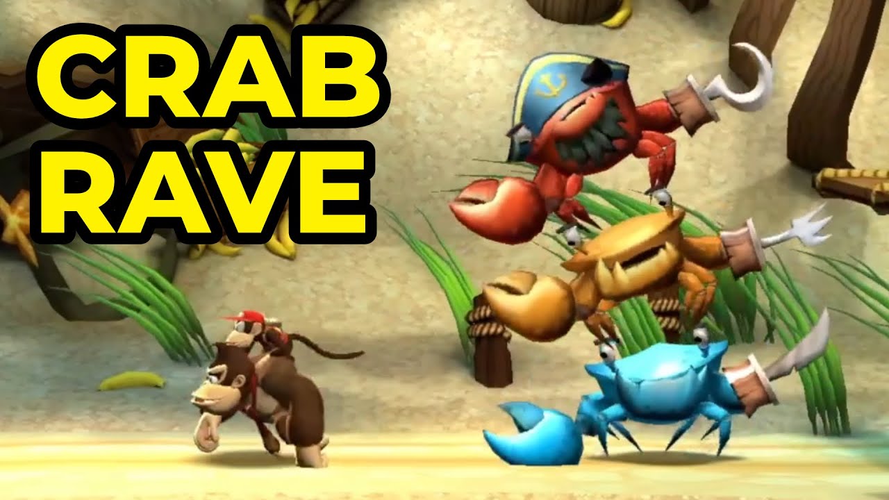 Crab Rave - Joon plays Donkey Kong Country Returns (Part 4) - YouTube