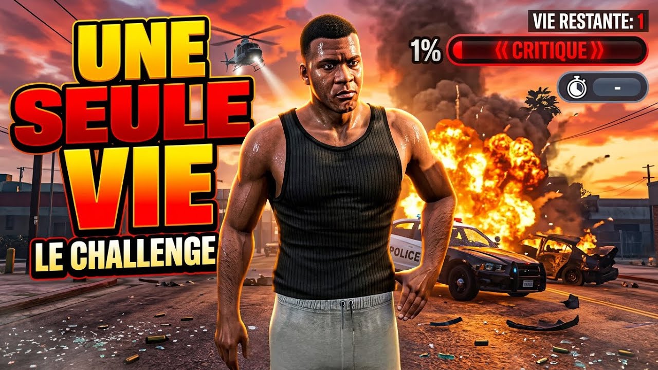 One Life Challenge sur GTA 5 !!! (C’est n’importe quoi 😂) - YouTube