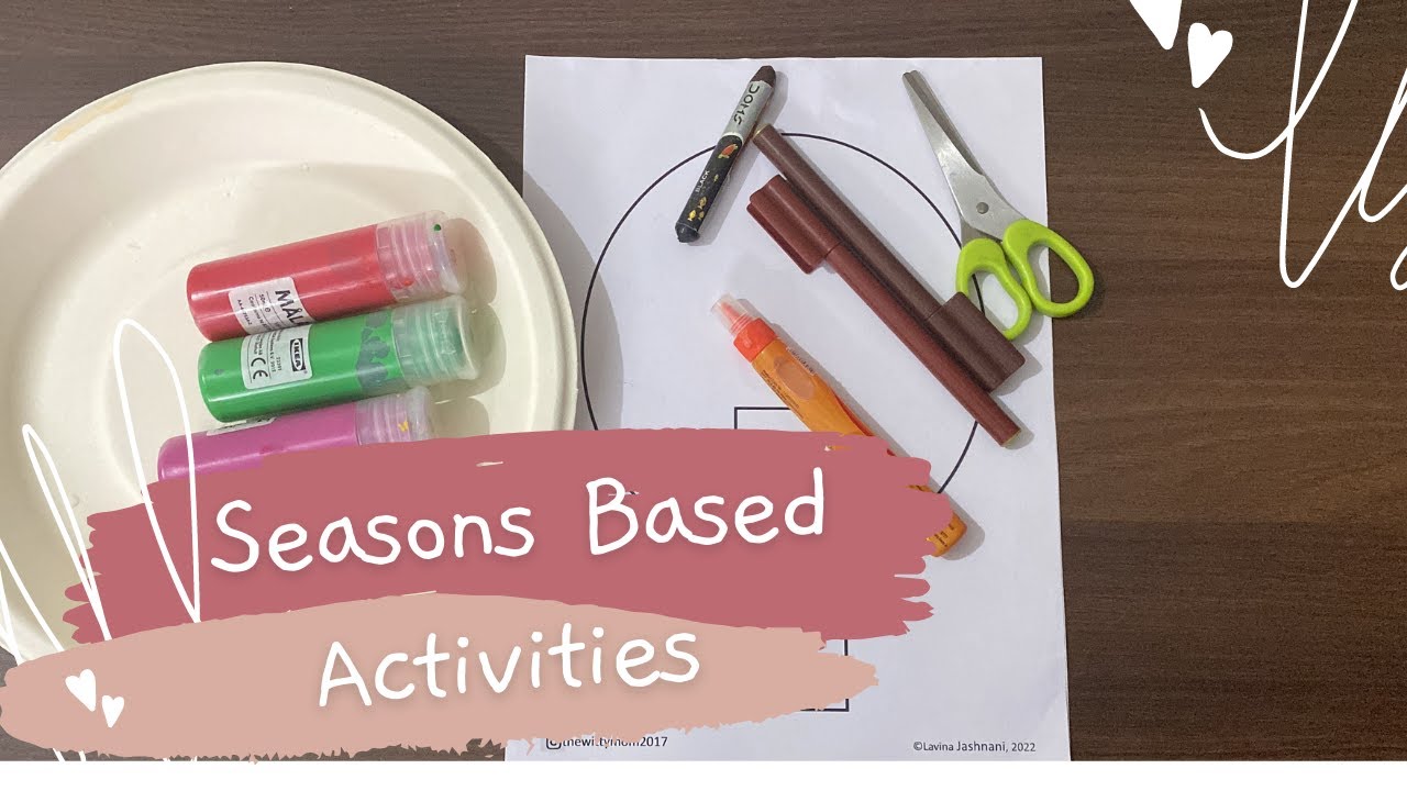 Seasons Activity for kids | Four Seasons Craft | Learning about seasons ...