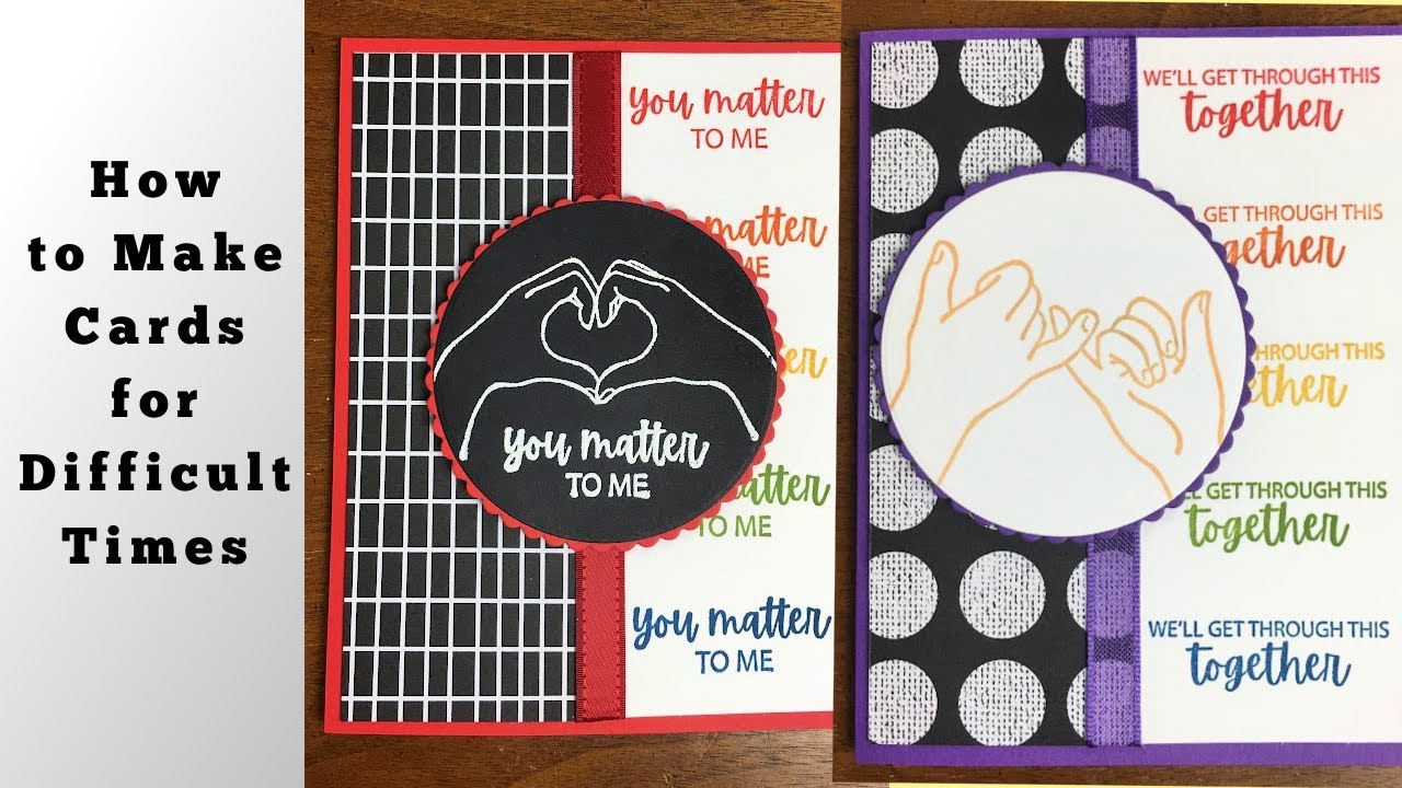 How to Make Handmade Cards That Are Supportive: Here Together Stamp Set ...