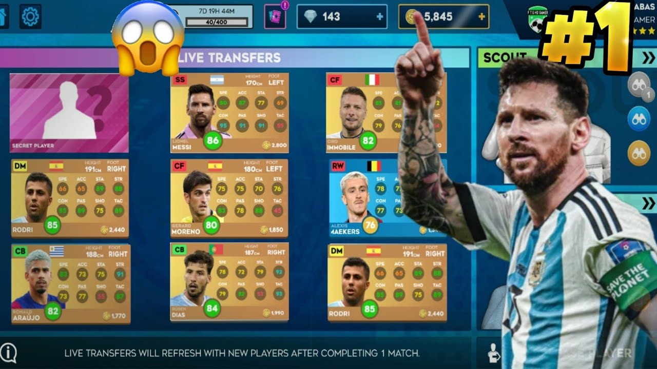 DLS 24 . BUY ALL LEGENDARY PLAYR . MESSI . SALHA .[ R2G)f t g hd gamer ...