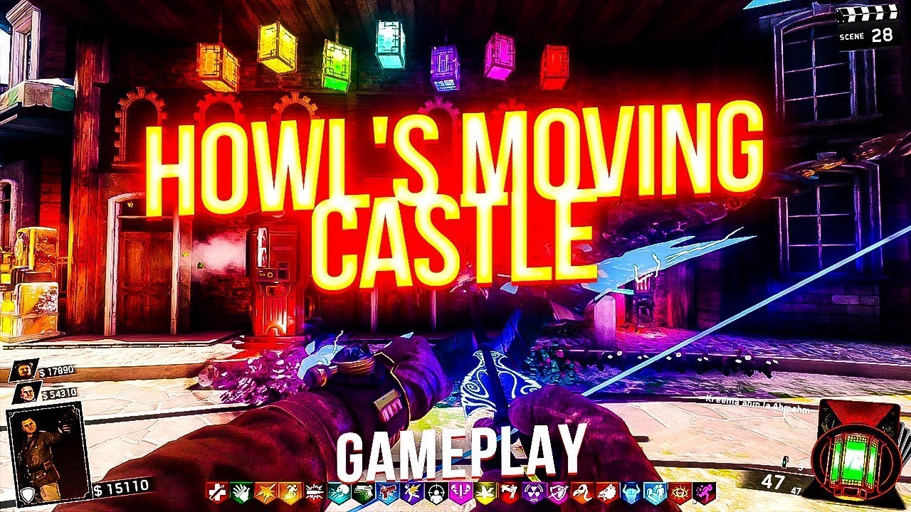 COD BO3 ZOMBIES CUSTOM MAP HOWL S MOVING CASTLE MOD PEGASUS LEVEL UP 🔥🔥 ...