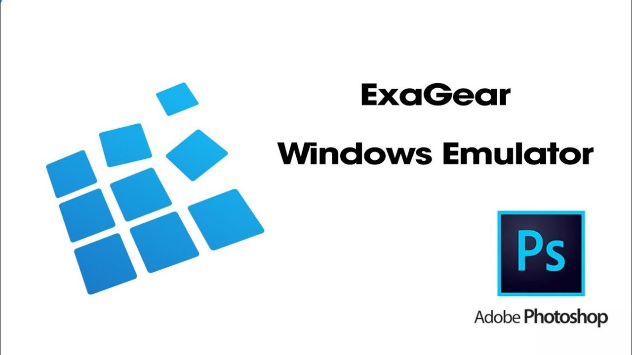 photoshop in exagear windows emulator - YouTube