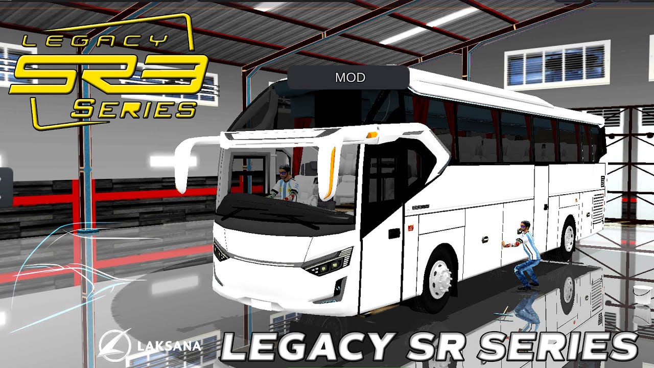 share laksana legacy sr3 hd rindray bussid - YouTube