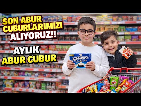 BABAMLA BİRLİKTE MARKETTE GİTTİK !! SON ABUR CUBURLARIMIZI ALDIK