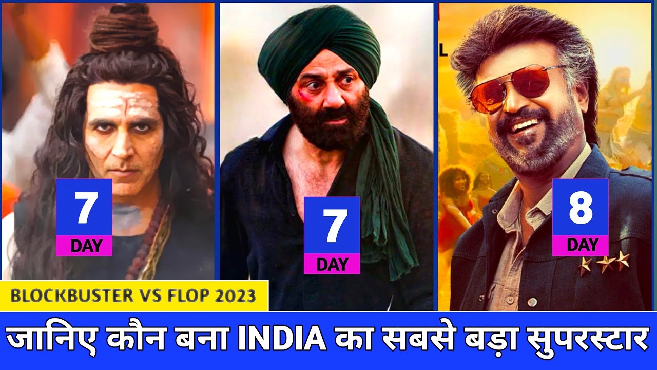 Gadar 2 Box Office Collection, Jailer Box Office Collection, Omg 2 Box ...