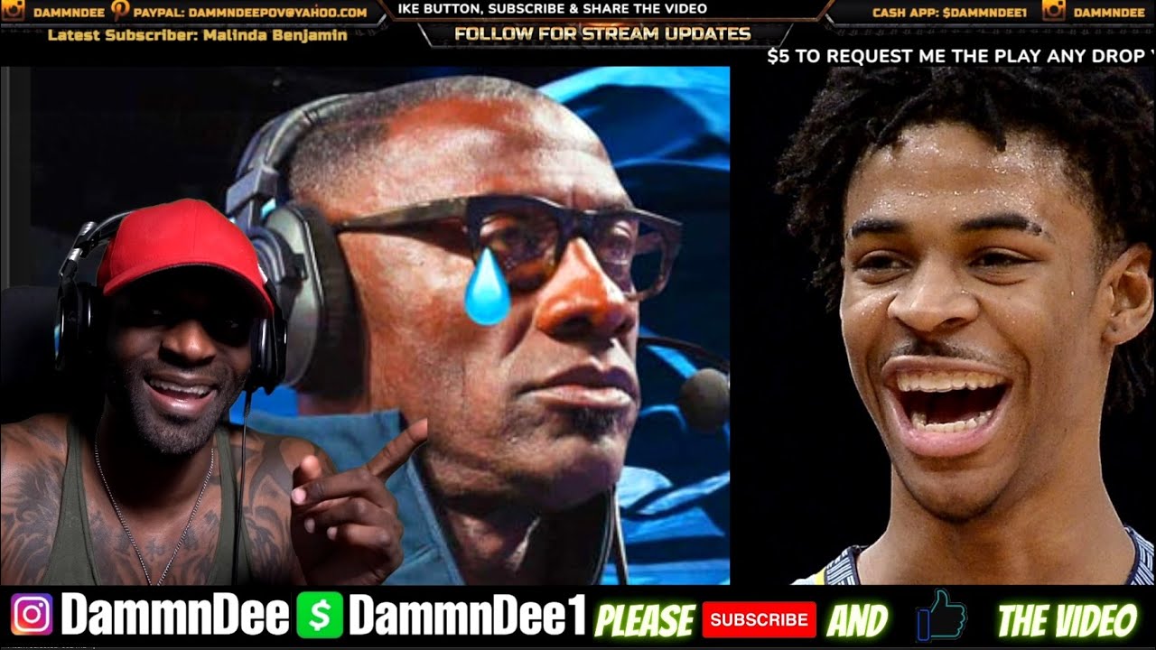 Memphis Grizzle Ja Morant Makes Shannon Sharpe CRY & LOOK DUMB After ...
