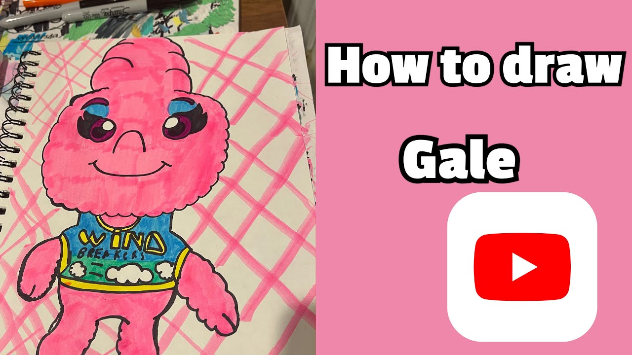 How to draw Gale (easy) from Disney/Pixar elemental - YouTube