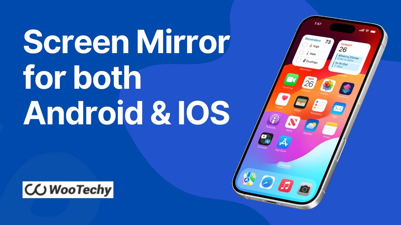 Screen Mirror for both Android & IOS with WooTechy MirrorDisp - YouTube
