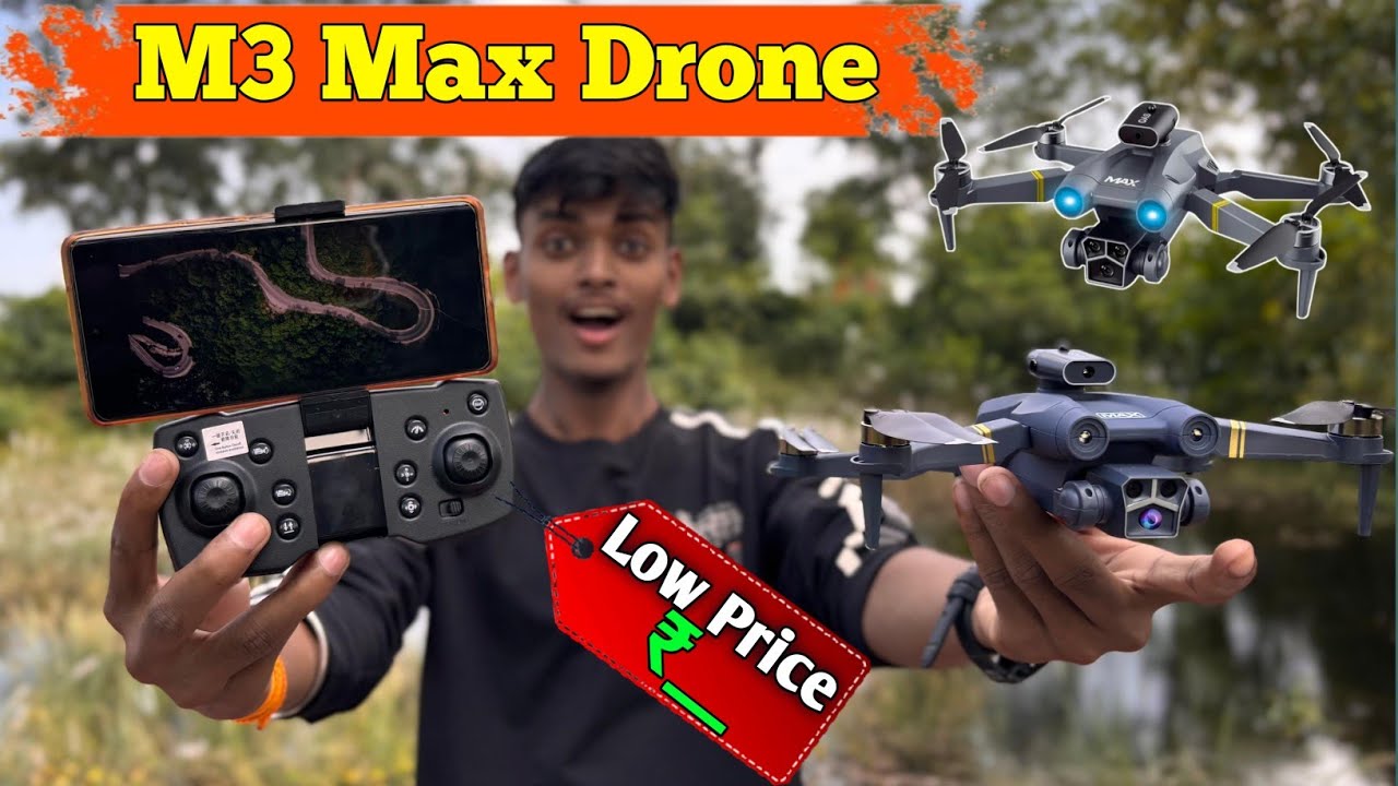 M3 max drone Unboxing & Camera Testing Video | m3 max drone camera test ...
