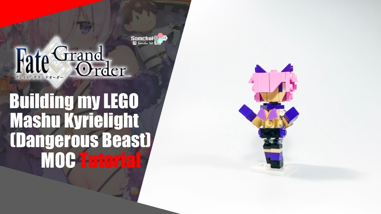 LEGO Fate/Grand Order Dangerous Beast Chibi MOC Tutorial | Somchai Ud ...