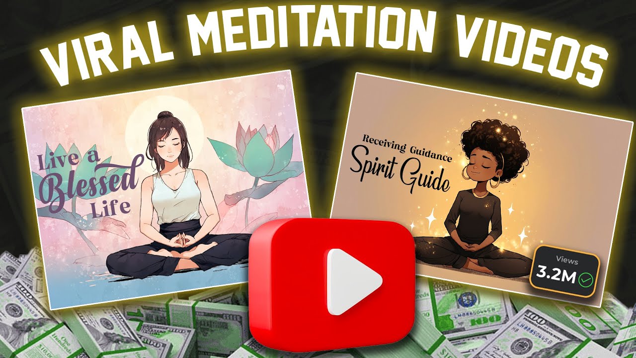 How to Create Viral Meditation videos | YouTube Automation ($512 a Day ...
