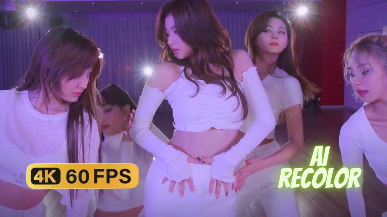 Twice 'Cry For Me' Choreography Dance [4K & 60FPS & AI RECOLOR] - YouTube