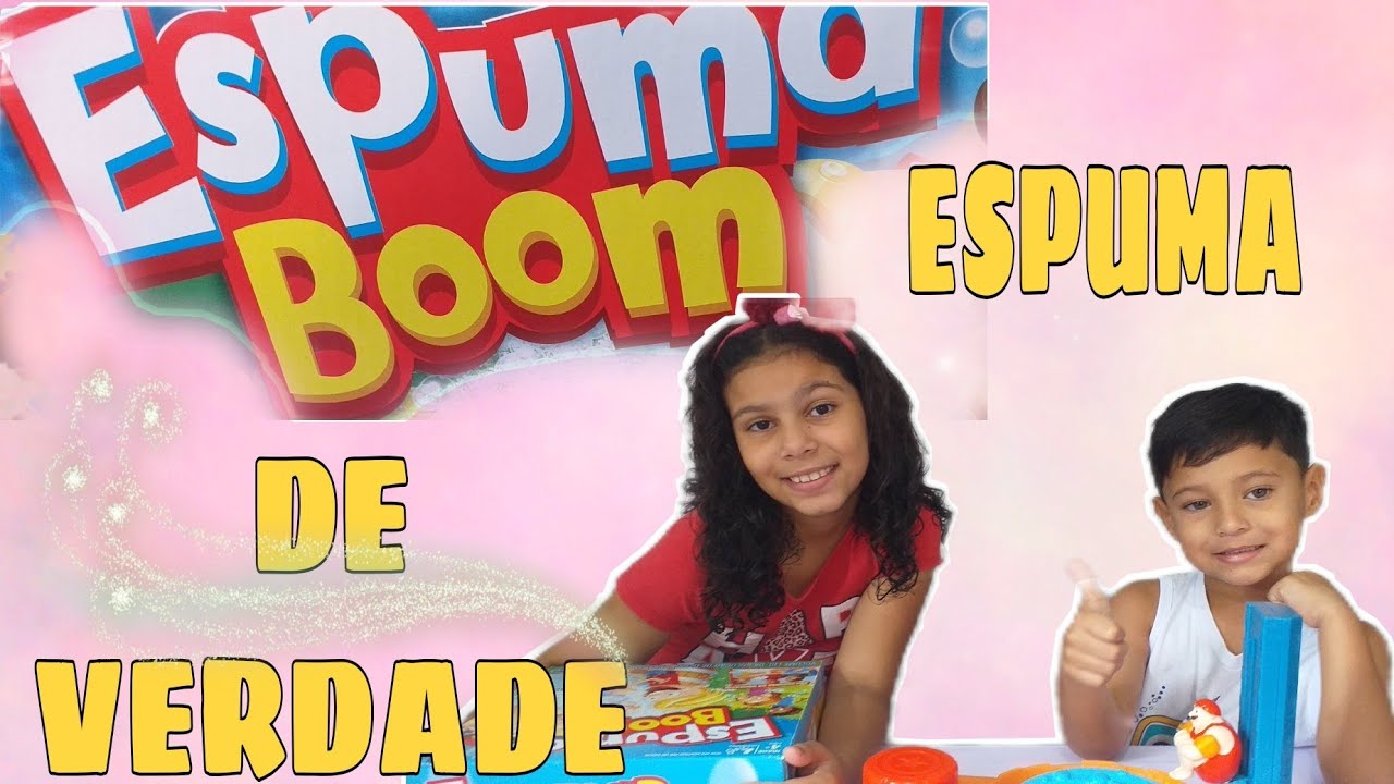ESPUMA BOOM,UM JOGO DIVERTIDO. - YouTube