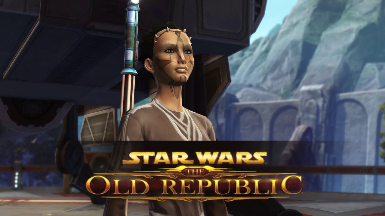 Star Wars the Old Republic: Jedi Knight, ep 1 - Landing on Tython - YouTube