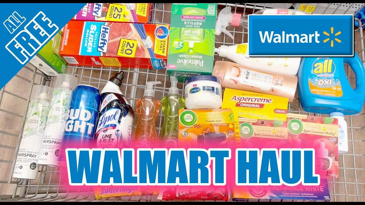 EVERYTHING FREE | New Ibotta Changes | Walmart Haul | Shop with Sarah ...