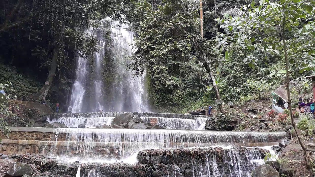 Wisata air terjun Anglo way ratai pesawaran 2019 - YouTube