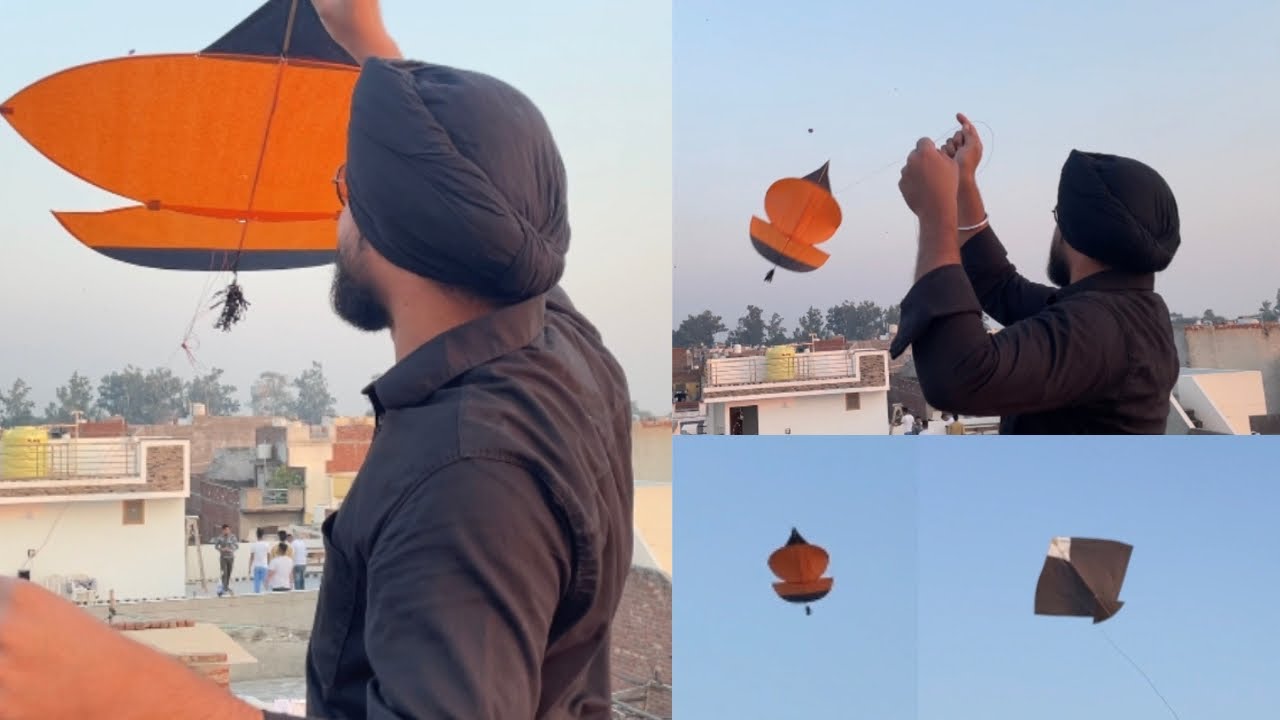 Old 😍 Design Patang Flying In Amritsar | Amritsar kite lovers | 2022 ...