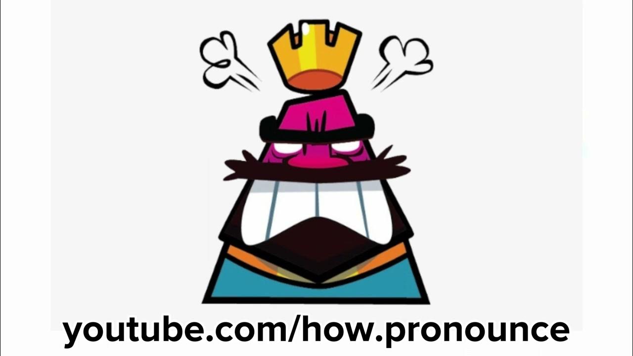 How To Pronounce Grrr Clash Royale Emote Youtube