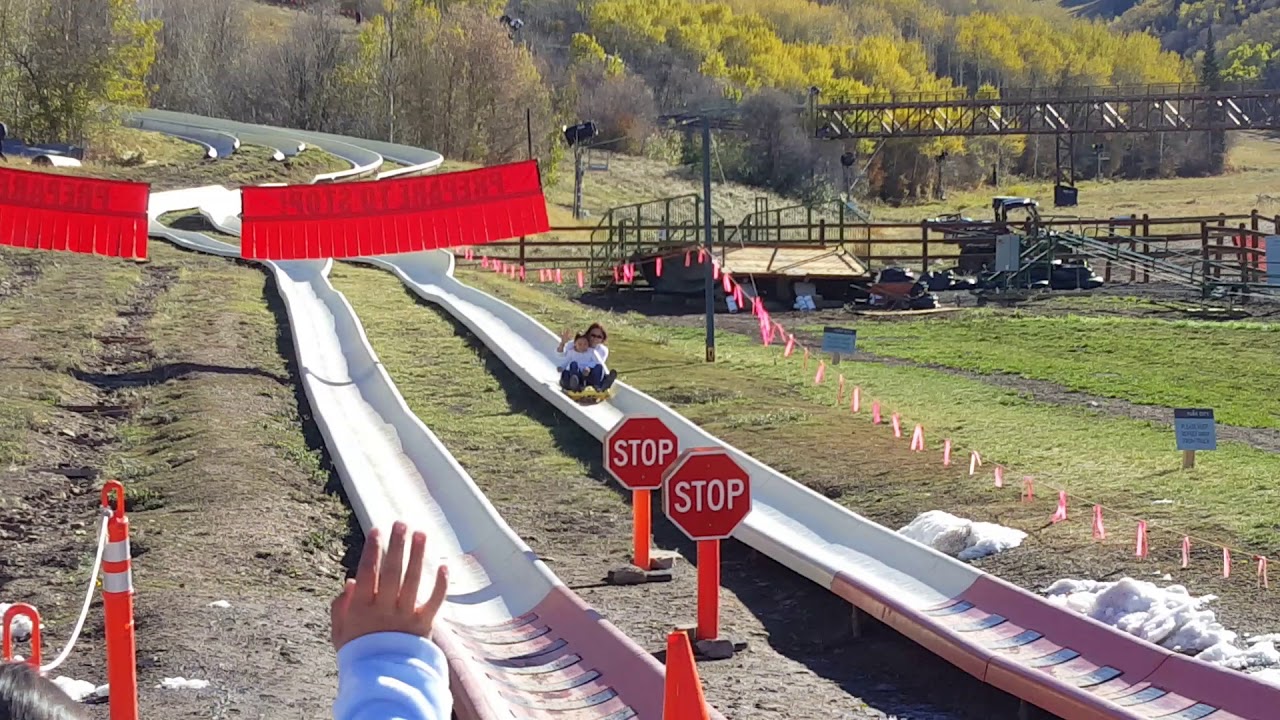 Alpine Slide Park City, Utah Lyle phone(11) - YouTube