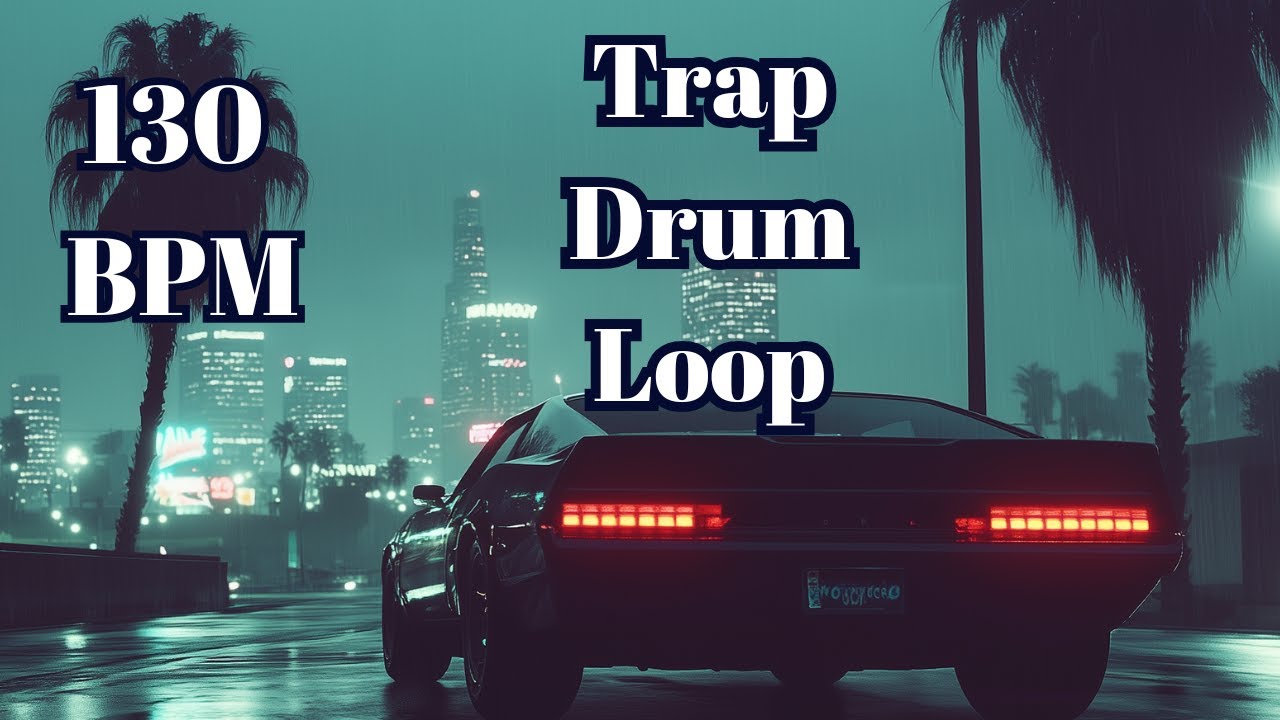 130 BPM Trap Drum Loop | Hard Trap Type Beat Drum Track - YouTube