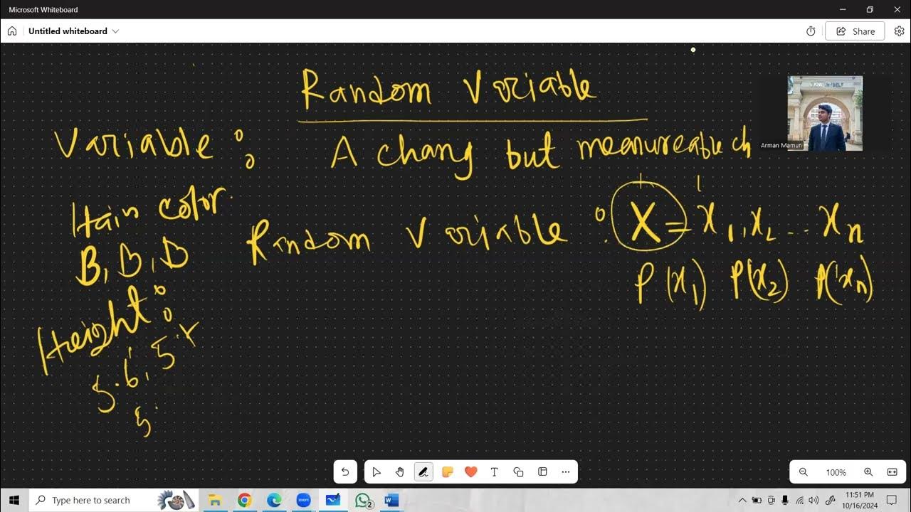Basic Concept of Random Variable | mathematics || statistics || Rough ...